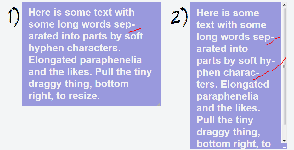 Note: Good-looking text flow